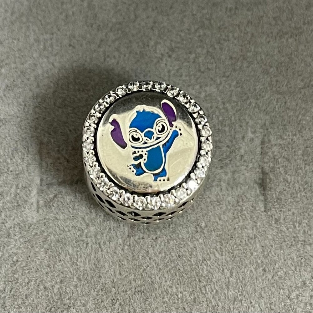 Pandora Lilo Stitch Stitch And Angel Double Sided Bead - Gem